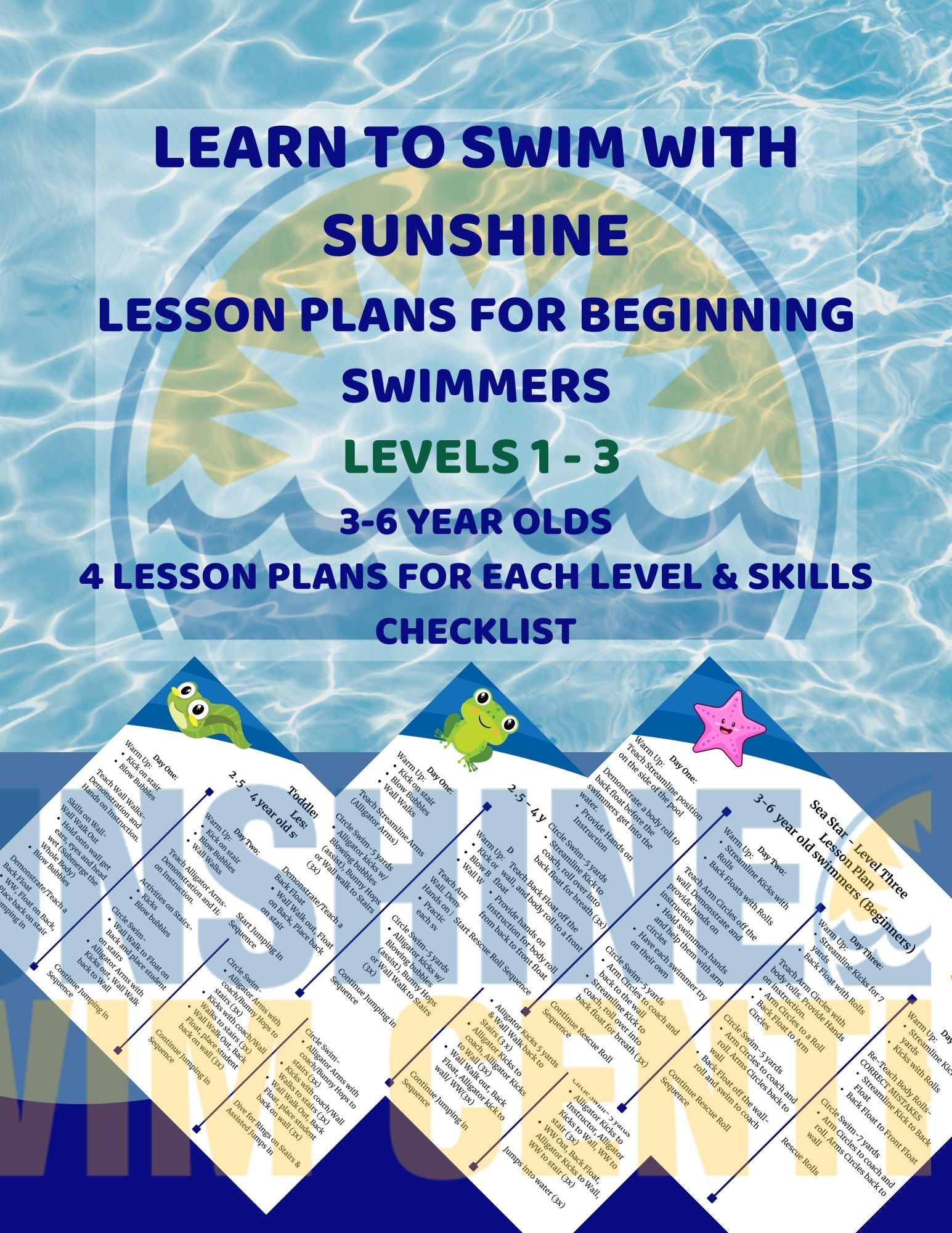 Lesson Plans – Sunshine Swim Center